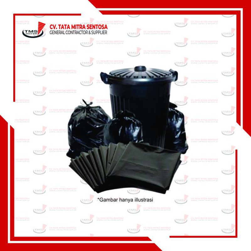 Trash Bag Hitam 80 x 100 cm ( 15/pack )