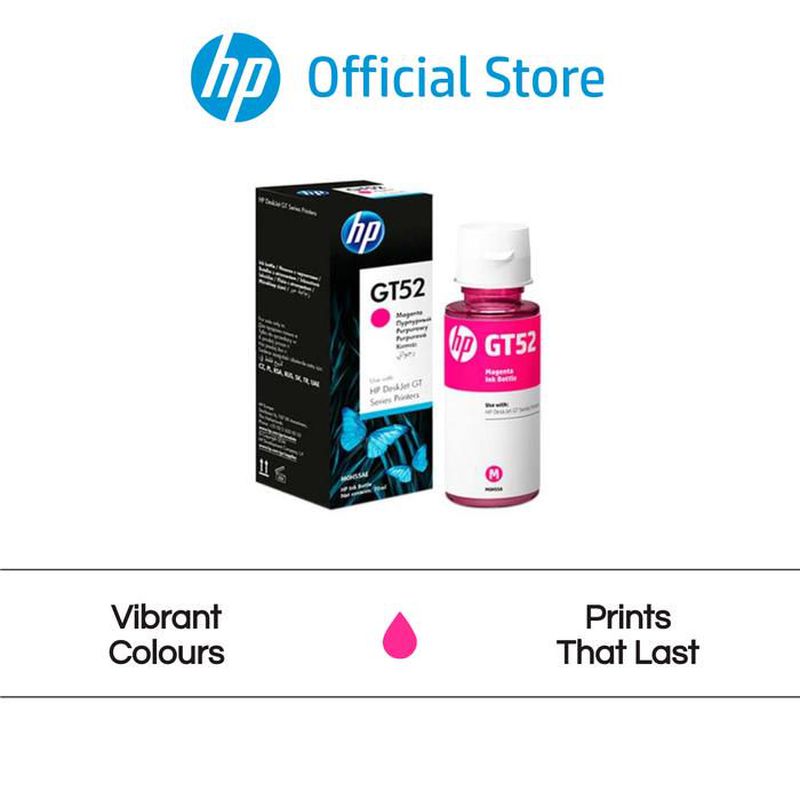 Tinta Printer HP Original GT52 MAGENTA