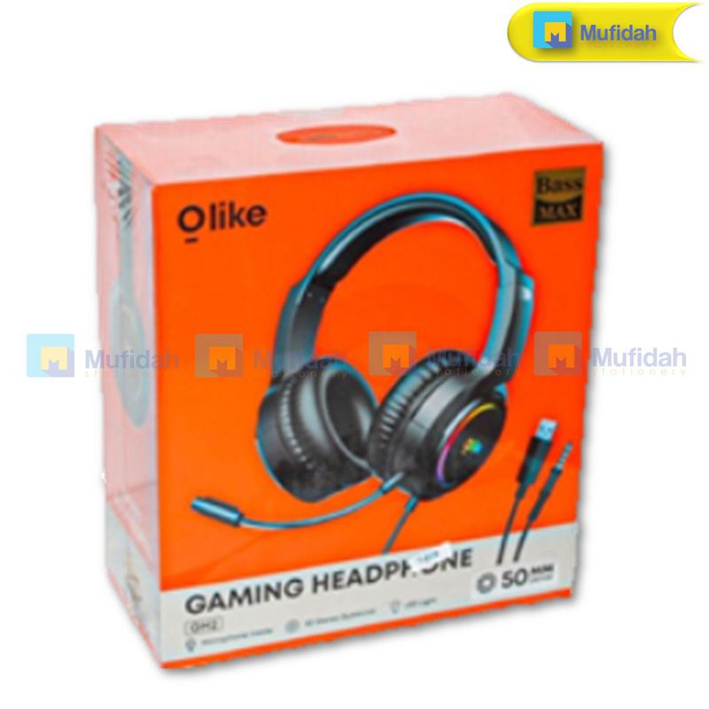 OLIKE HEADPHONE GAMING GH2 BLACK