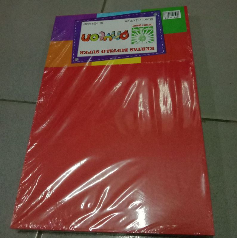 Kertas Buffalo Merah