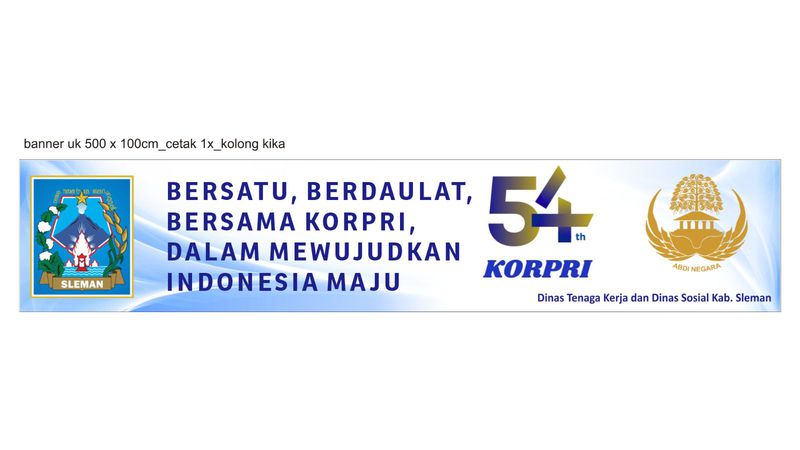 Banner Custom 500 x 100 cm