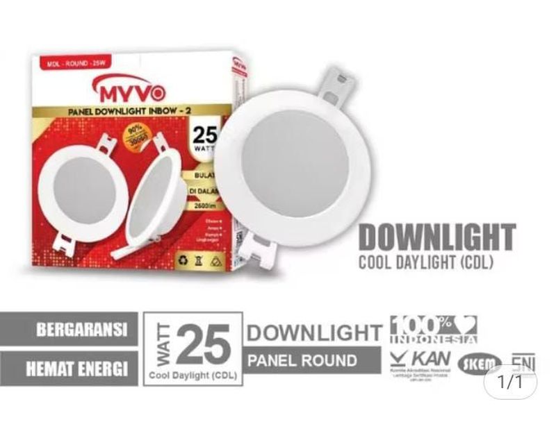 LAmpu LED downlight 25 watt