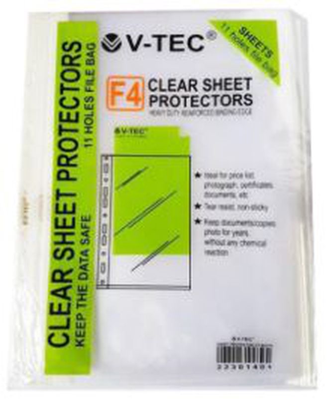 SHEET PROTECTOR F4