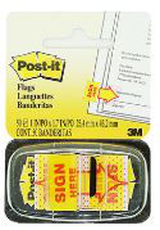 Post-it Sign Here 3M
