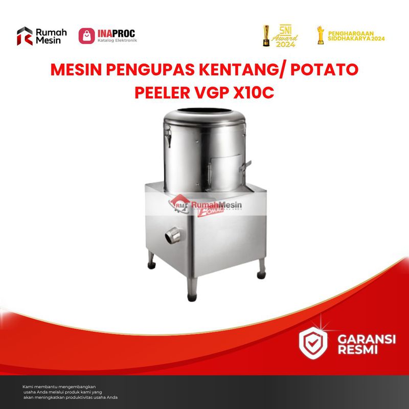 Mesin Pengupas Kentang / Potato Peeler VGP X10C