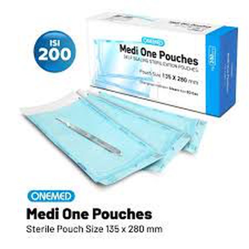 Onemed Steril Pouch Medione 135mm x280mm 200s