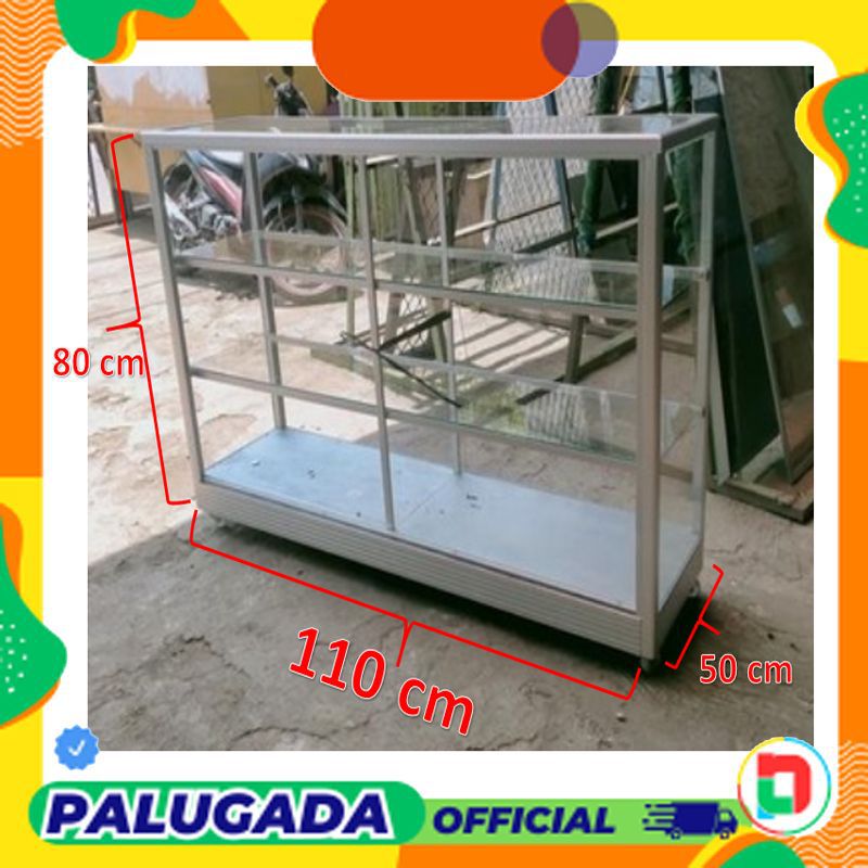 Etalase Kaca 110x80x50