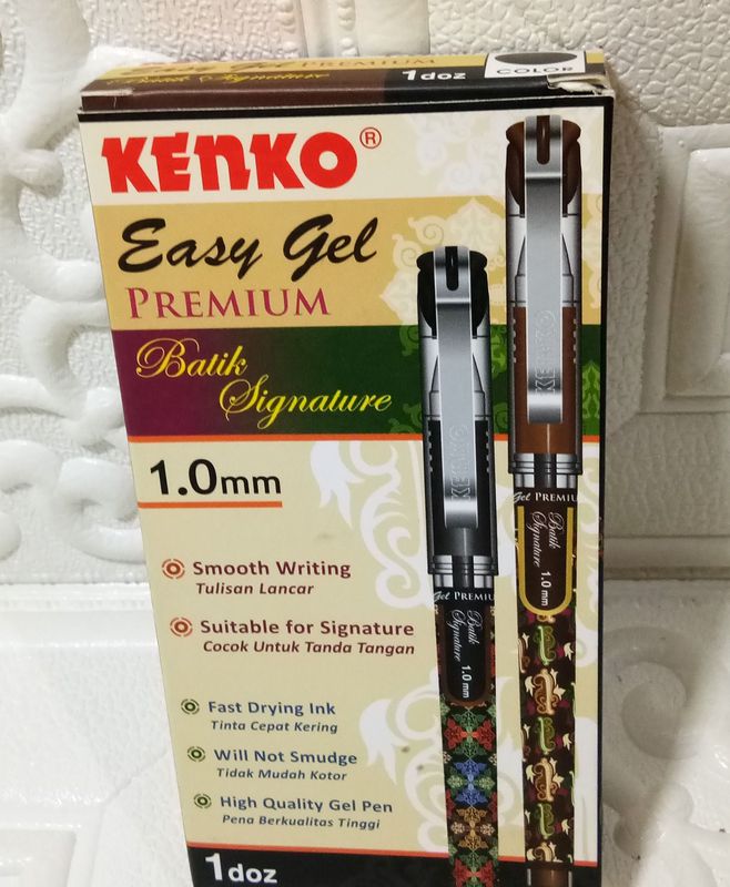 Ballpoint Kenko Easy Gel 1.0 mm 12 pcs (1 lusin)