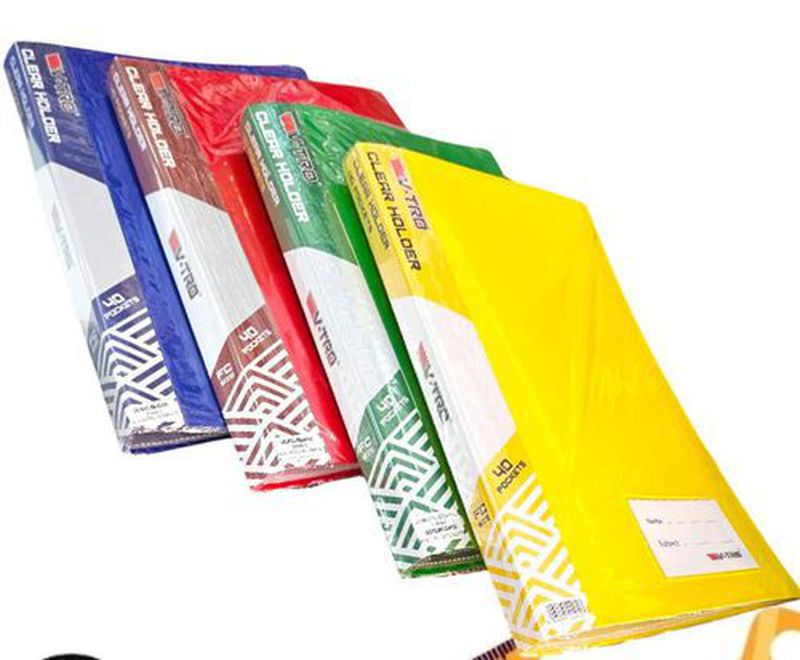 CLEAR HOLDER V-TRO 20 POCKETS - Biru