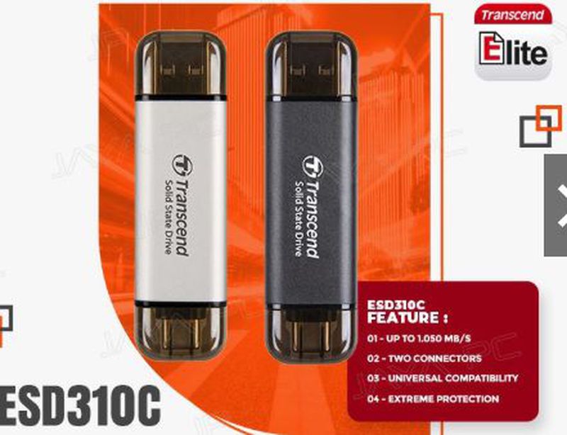 Transcend SSD Portable ESD310 256GB - 256 GB USB 3.2 Type C