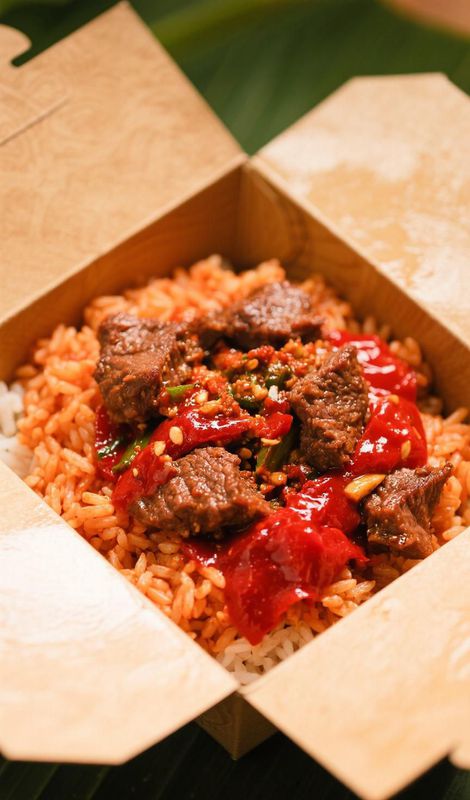 Nasi Box, Daging Sapi Bumbu Bali