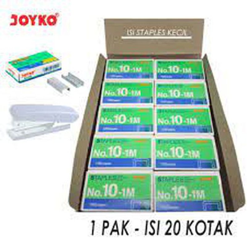 Isi Staples Spesifikasi: Isi Staples No 10/ isi 20 kotak kecil
