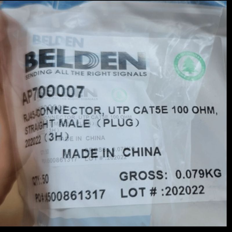 Konektor RJ45 UTP Cat5e Belden AP700007 Connector