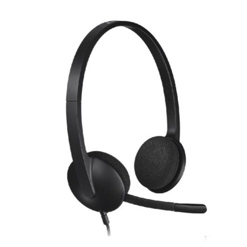 Logitech H340 Headset Stereo USB dengan Mikrofon Noise-Cancelling