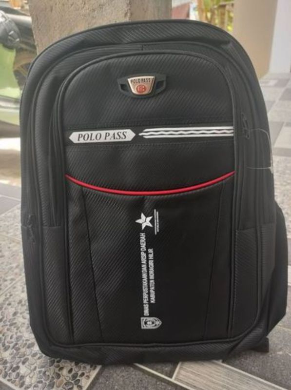 Tas Ransel Polo Hitam