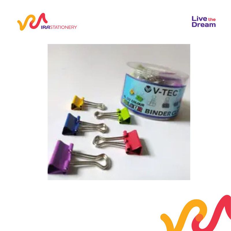 VTEC BINDER CLIP WARNA 107
