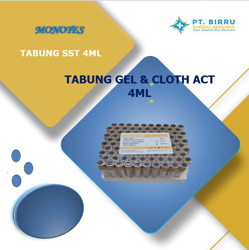 TABUNG PET SST GEL & CLOTH ACT