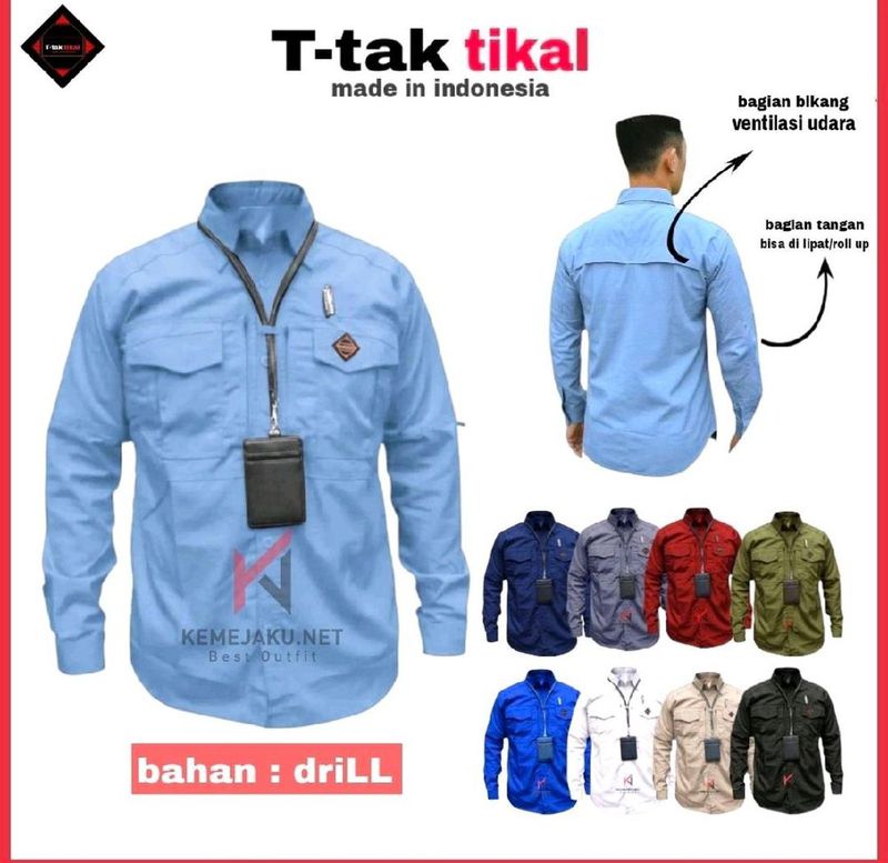Seragam Tactical - Biru Tua - XL