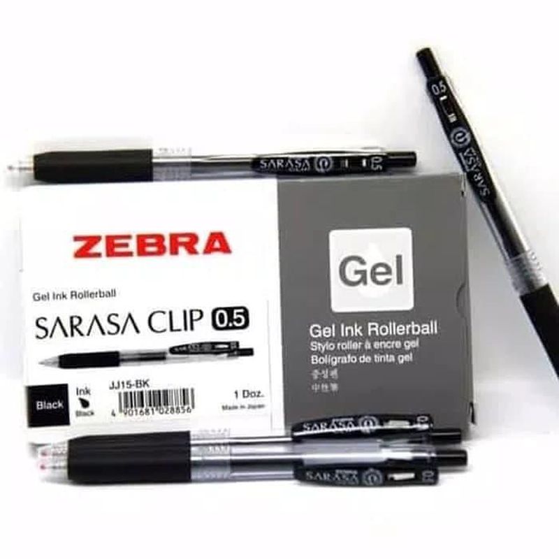 PULPEN SARASA CLIP 0.5 HITAM