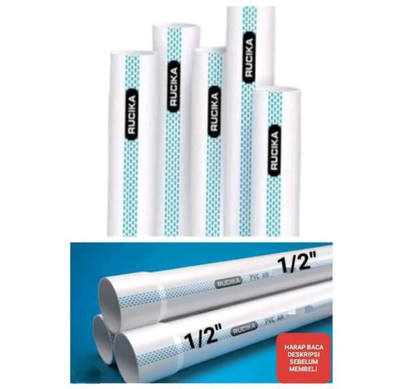 Pipa PVC 1/2 Rucika