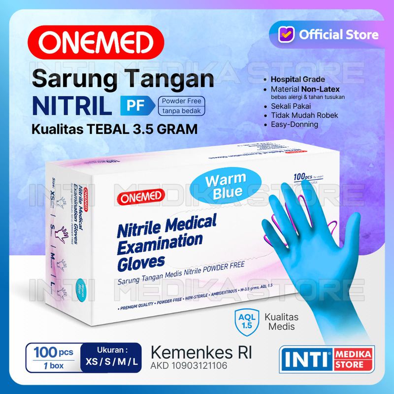 Nitrile Examination Gloves PF