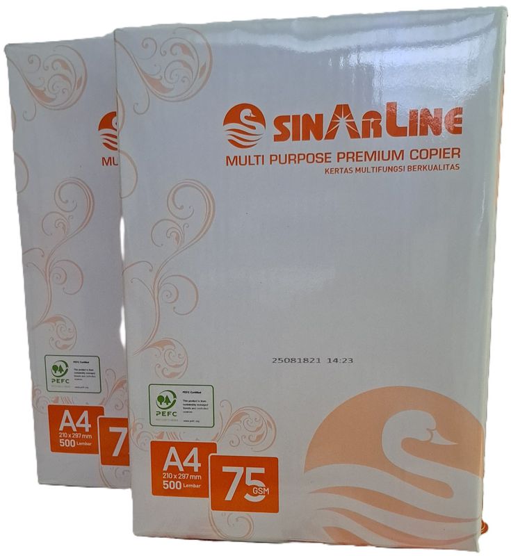 KERTAS A4 75gr SINAR LINE