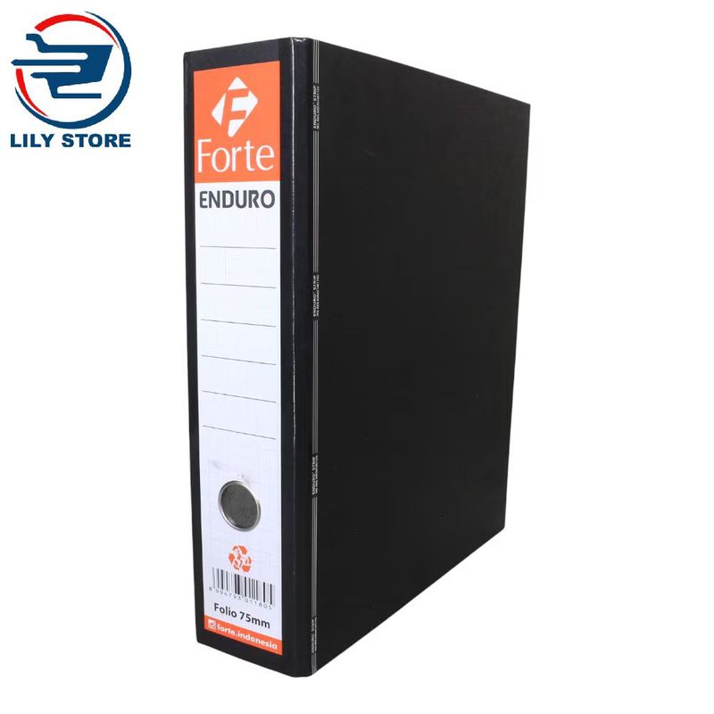 Forte Map Ordner Ring Mekanik Enduro (Binder) Black F4