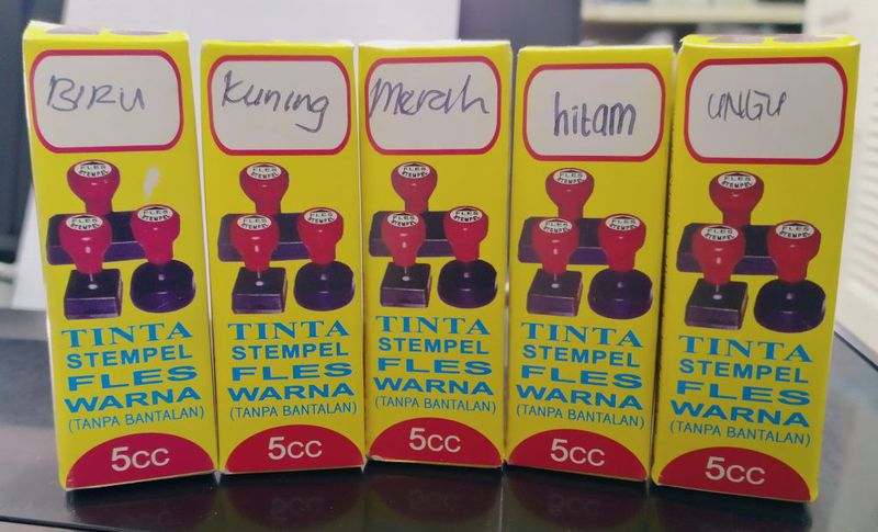 Tinta Cap/Stempel Flash - Merah