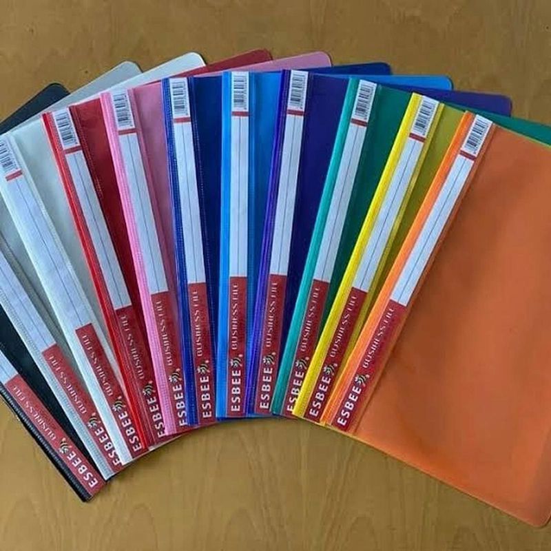 BISNIS FILE / MAP PLASTIK UKURAN FOLIO ESBEE / JENIA