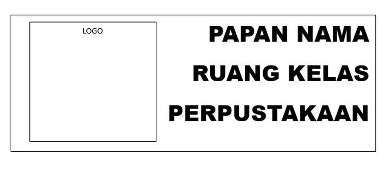 PAPAN NAMA RUANG