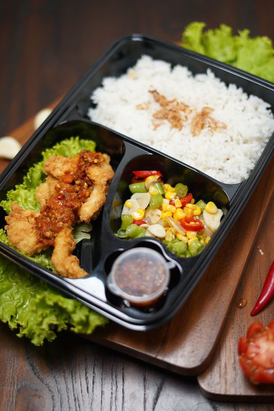 BENTO AYAM GEPREK