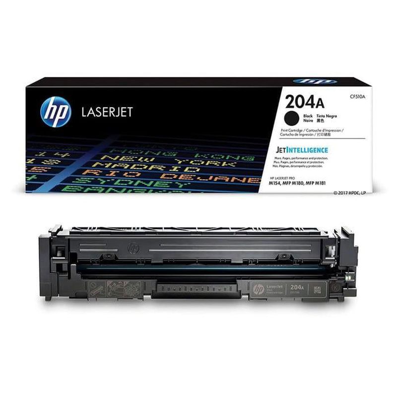 Toner HP 204A Black LaserJet Toner Catridge CF510A Original