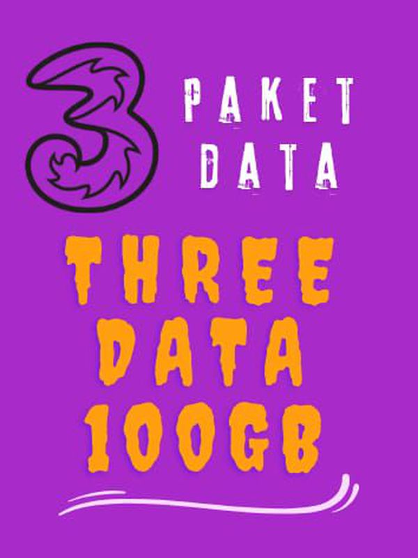 Paket Data Three 100 GB