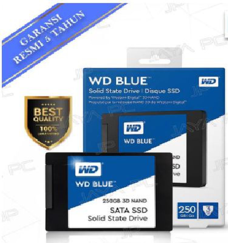 WD Blue SSD 3D Nand 250GB Sata 3 - WDC Blue 3D 250 GB 2.5"