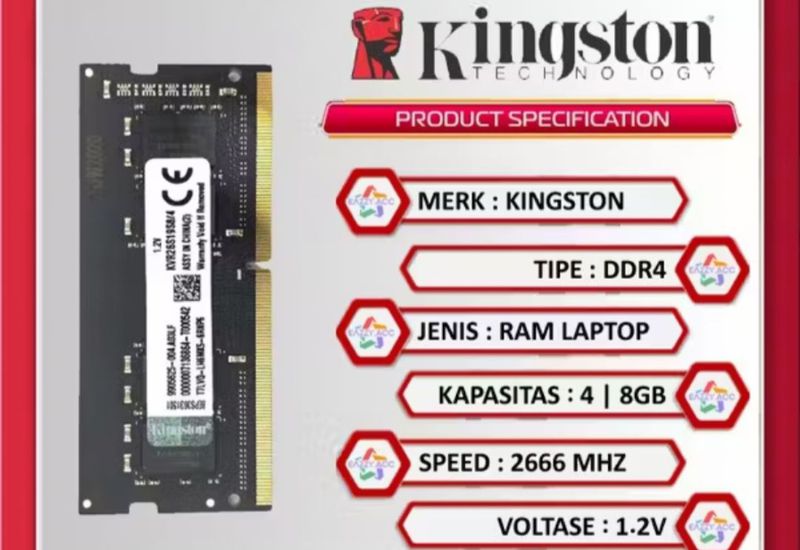 RAM DDR 4 4GB