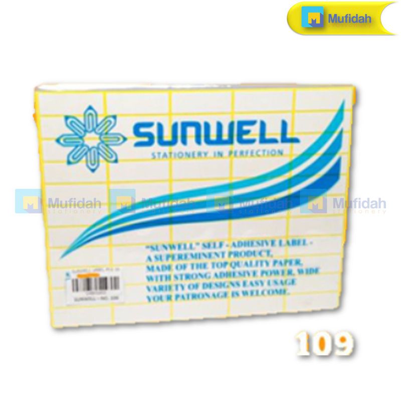 SUNWELL LABEL PLS 109 - PCS