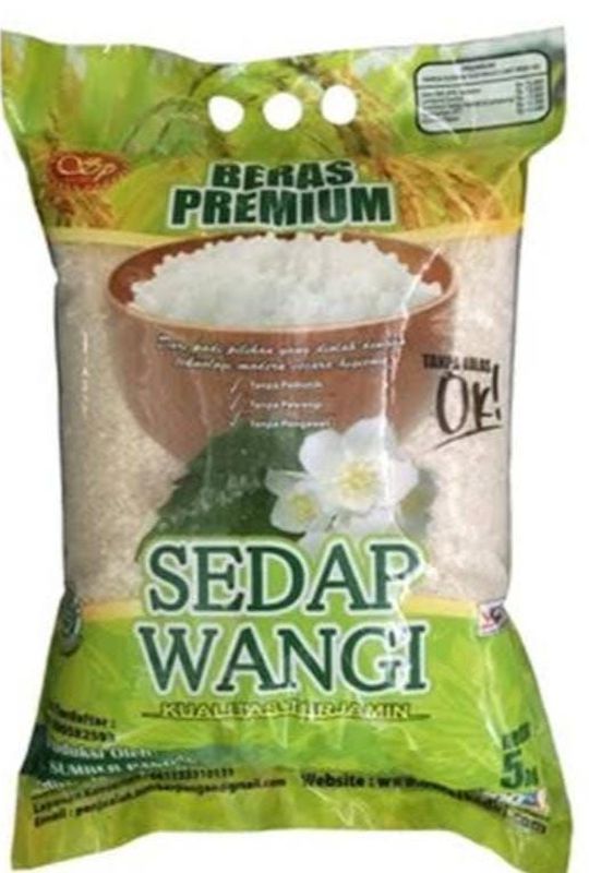 Beras Premium Merk Sedap Wangi (5 Kg)