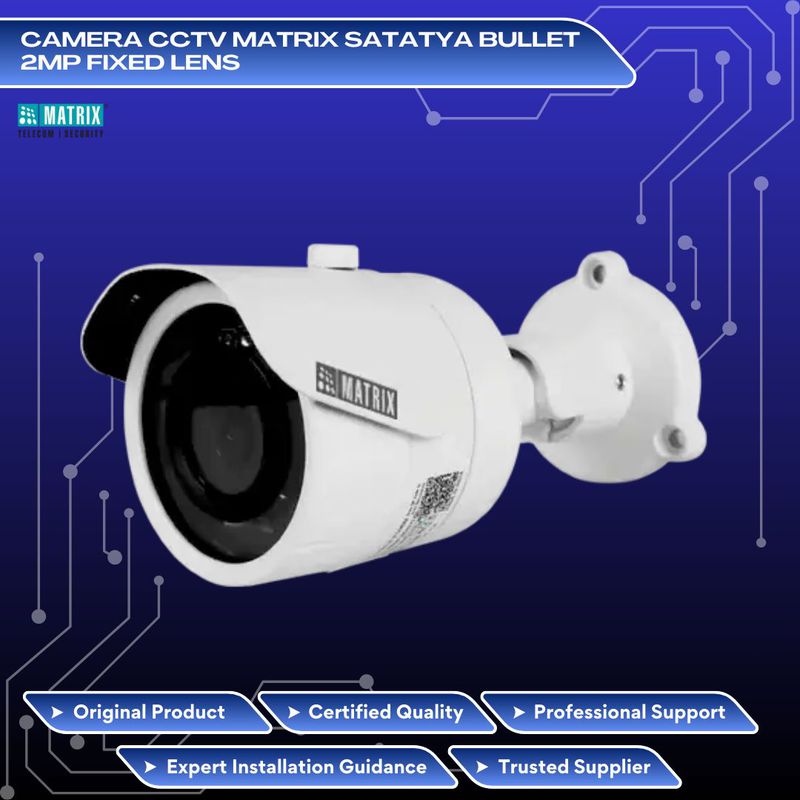 Camera CCTV Matrix SATATYA Bullet 2MP Fixed Lens