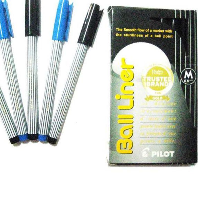 Pulpen Ball Liner - Hitam