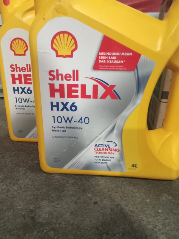 Oli Mesin Mobil Shell Helix HX6 10W-40 ( 4 Liter )