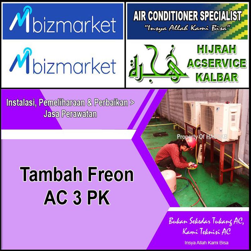 TAMBAH FREON AC 3 PK - 18 Meter