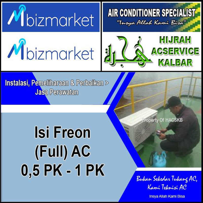ISI FREON (FULL) AC 0,5 PK - 1 PK - 9 Meter