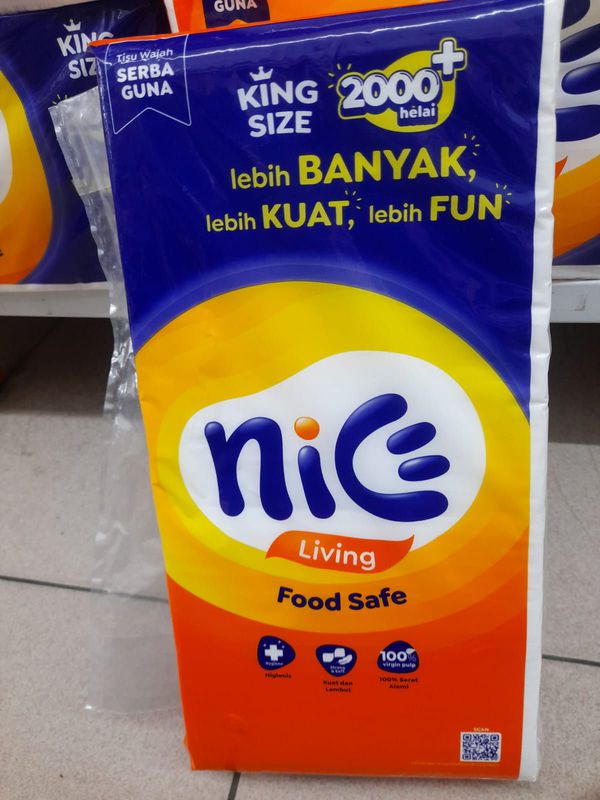 NICE FACIAL TISSUE 2000 HELAI / JAVA BUMI KAYA