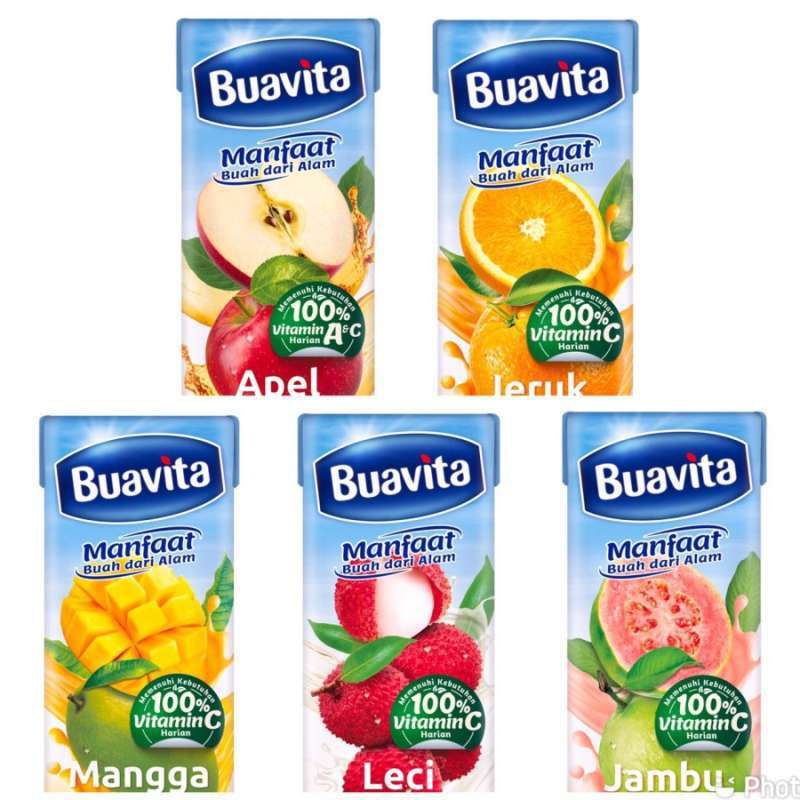 Buavita Juice Rasa Jeruk 250 Ml - Anggur