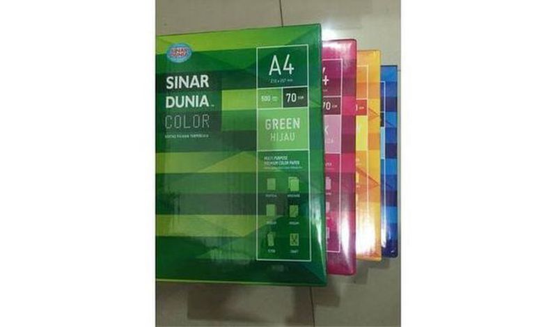 Kertas HVS Warna PINK A4 70gram SIDU