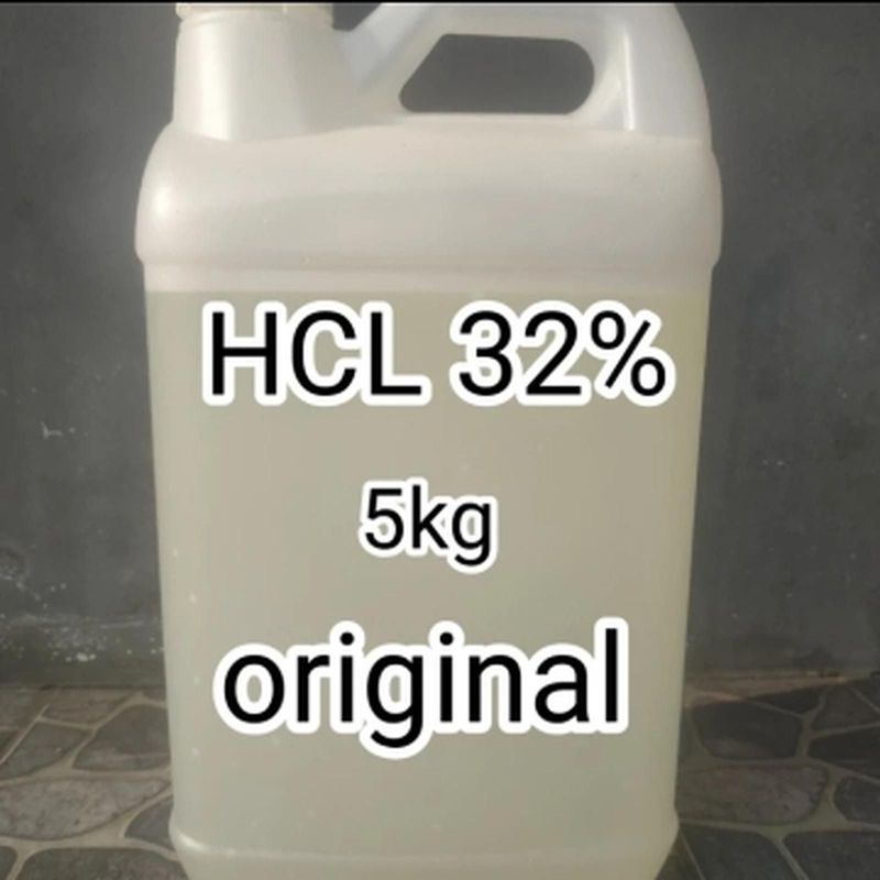 HCl (Hydrochloric Acid / Asam Klorida) 32-33% Grade Teknis - 5 Liter