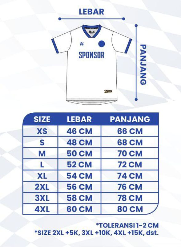 Set Kaos Jersey + Celana Training Emboss - XXXL - Multicolor
