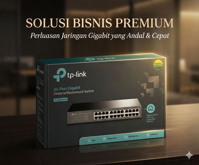 Switch Hub TPLink TL-SG1024D 24 Port Gigabit Desktop/Rackmount Switch