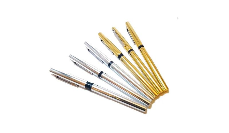 BOLPOIN PENTEL ROLLING WRITER RS3 - GOLD, SILVER (SATUAN) - Silver
