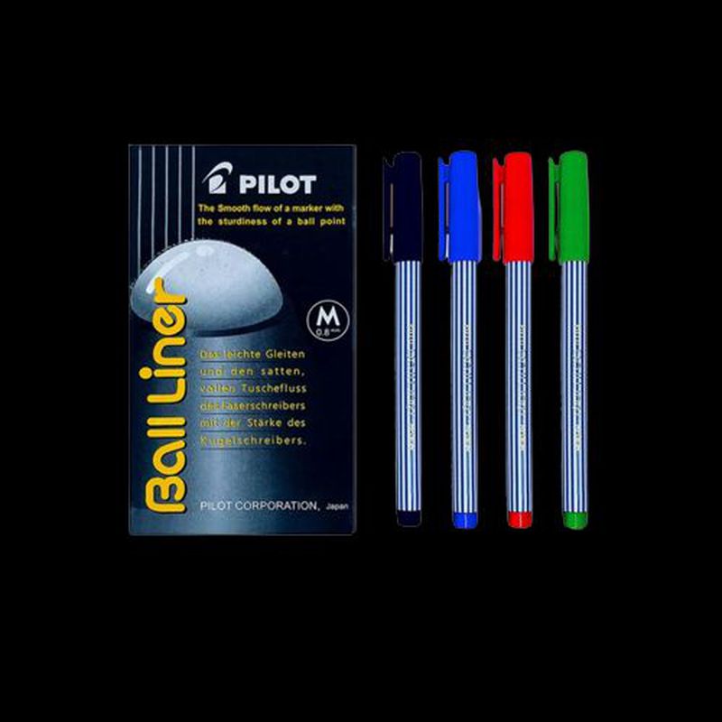 BOLPOIN PILOT BALLINER - HITAM, MERAH, BIRU (1 PAK) - Biru